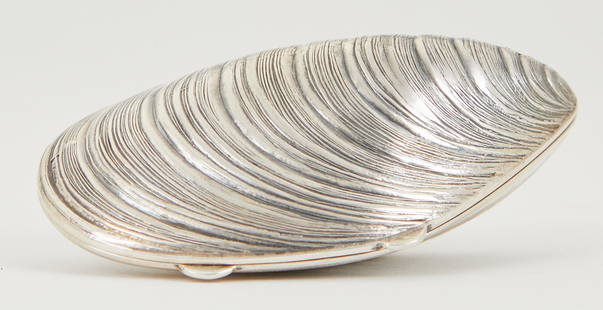 Buccellati Sterling Clamshell Pill Box