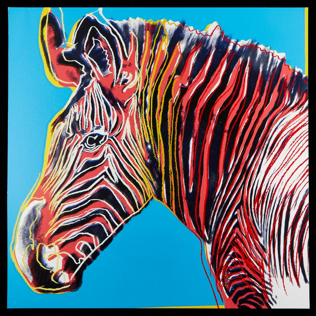 After Andy Warhol Zebra Endangered Species Print - Nov 17, 2022 ...