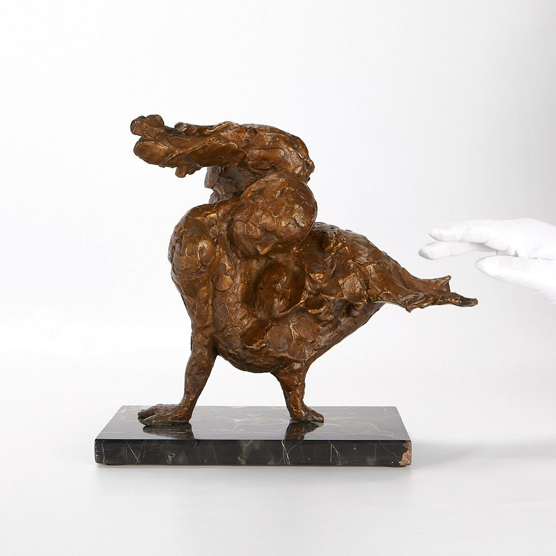 Paul Granlund "Sleeping Phoenix" Bronze Sculpture (#0415) on Jan 25 ...