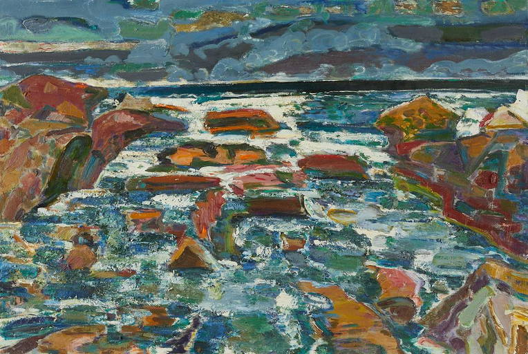 Bernard Chaet "churning" Painting 2001 02