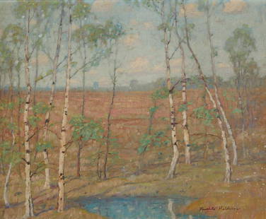 Knute Heldner (1875 1952, American), "marsh Scene,"