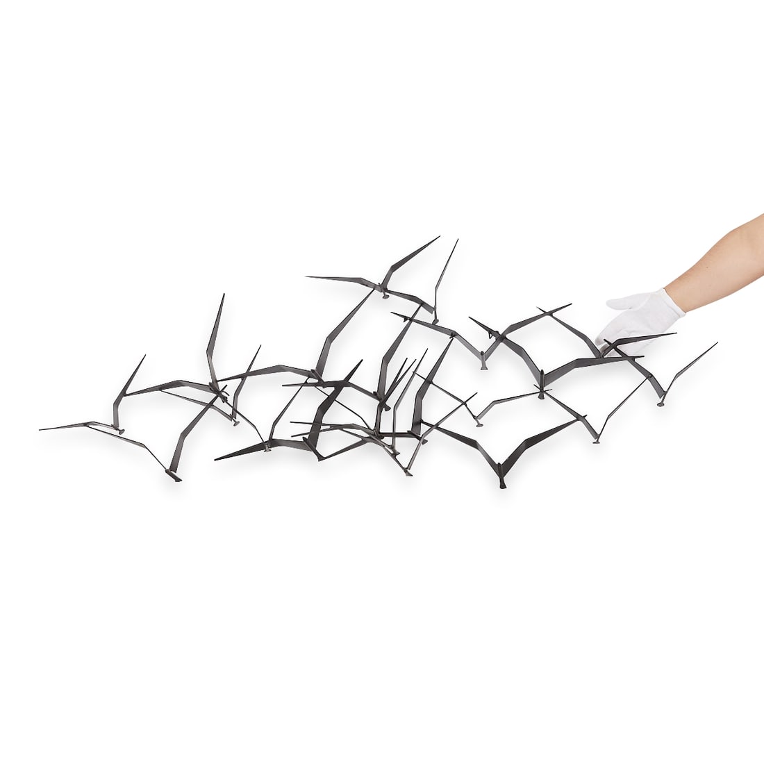 Attr. Curtis Jere Flock Of Birds Wall Hanging Auction