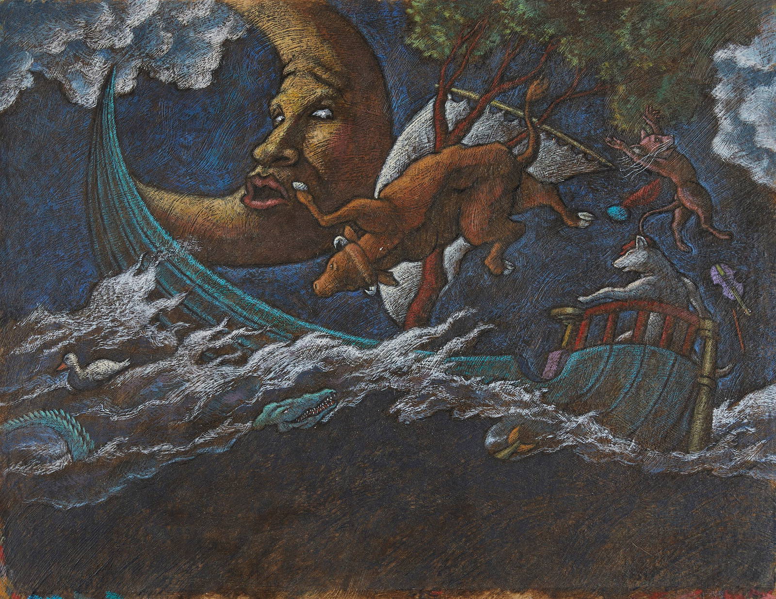 Mark Coyle Nursery Rhyme Original Illustration Auction