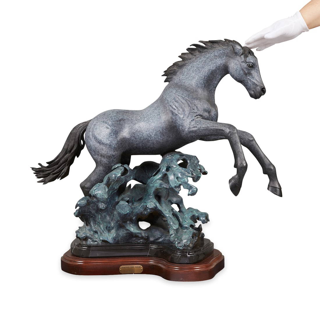 Barry Stein "racing The Wind" Bronze Sculpture Auction