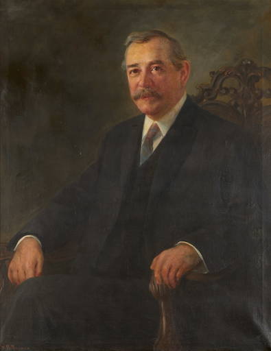 Nicholas Brewer Portrait Painting Of Otto Bremer