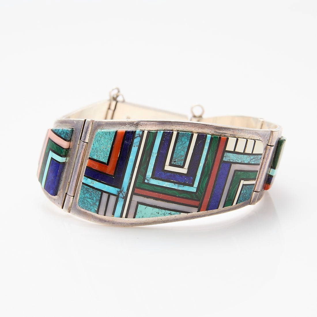 Gary Arviso Zuni Sterling Bracelet Auction