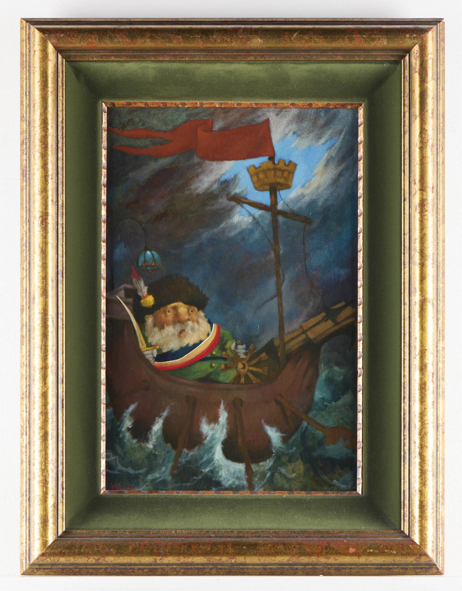 Charles Bragg Sea Captain Painting Auction