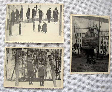 Holocaust Photo Execution Of Partisans Ww2