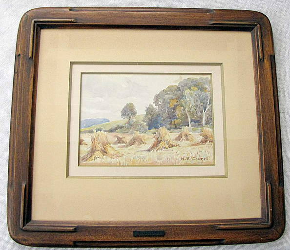 Richard Harry Carter. Watercolor /pencil Â€œlandscapeâ€, Signed, Framed ...