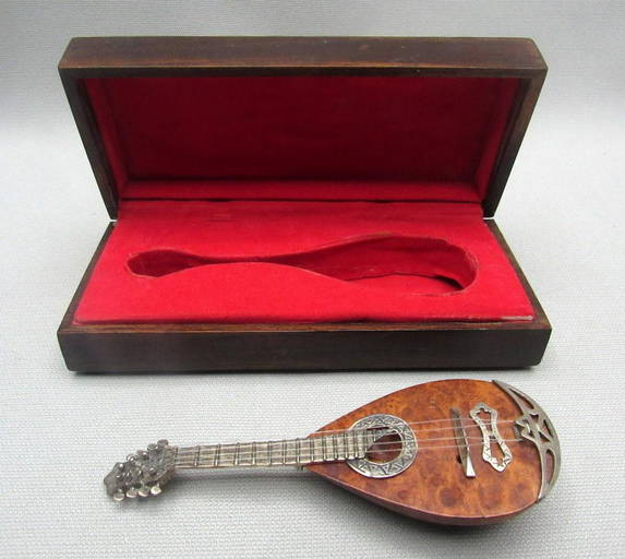 Fine Miniature Root Tree & Silver Lute Model - May 16, 2022 | The ...