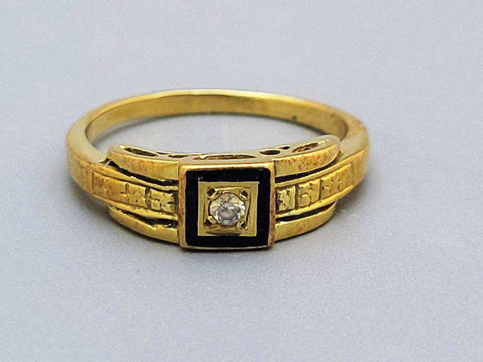 Antique Style 14k Gold Ring