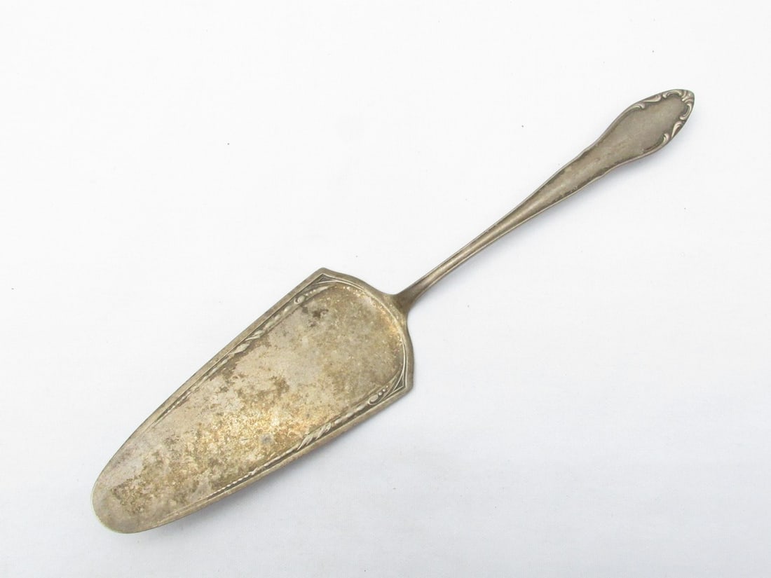 Old German 800 Silver Cake Spatula