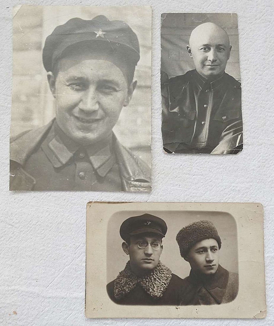 3 Original Photos Of Soviet Jewish Nkvd Officers, 1930’s