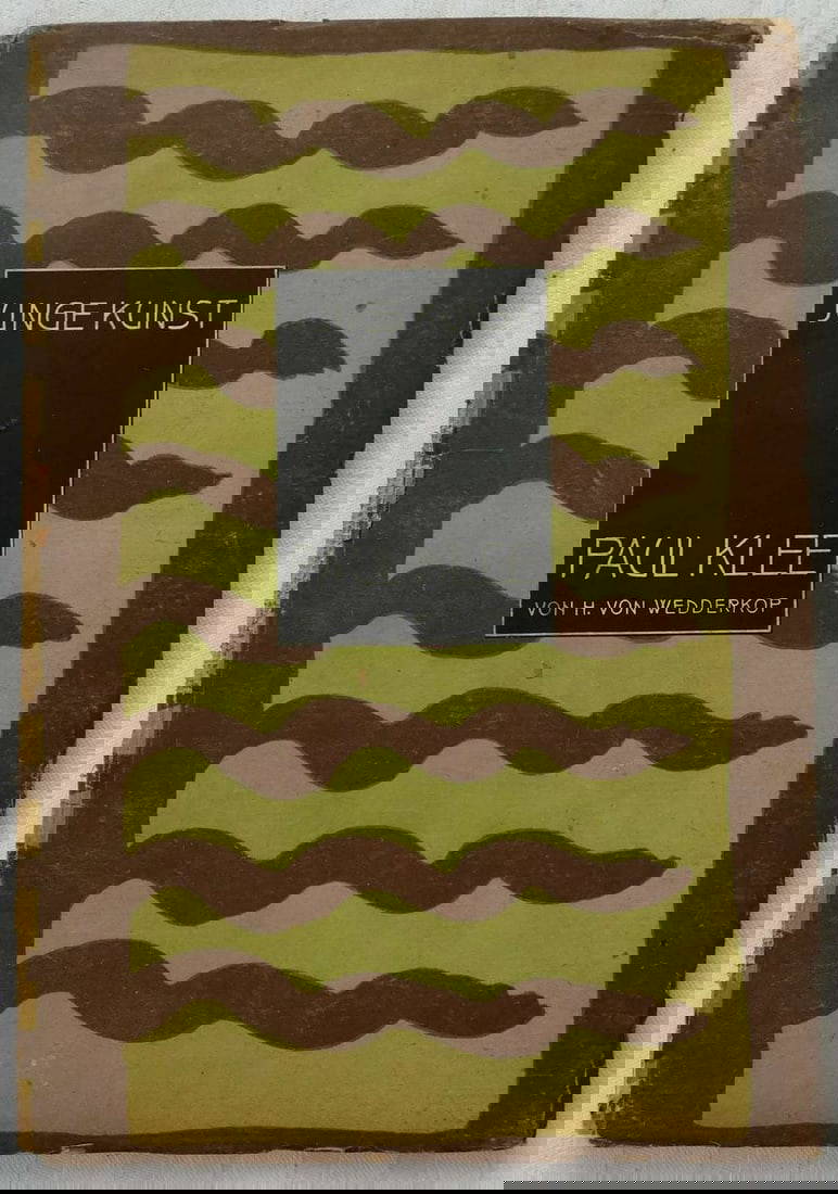 Paul Klee Von H.v.wedderkop. Junge Kunst Band 13. Illustr., Litho Avant ...