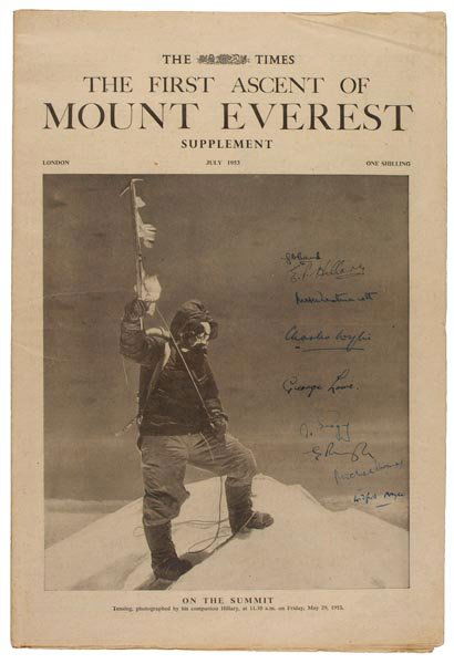 Mount Everest 1953. The First Ascent Of Mount Eve