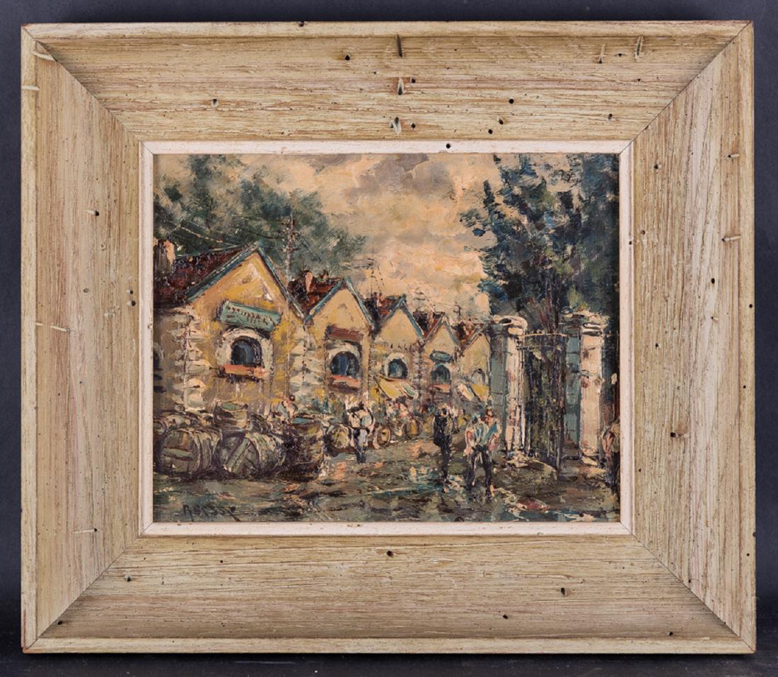 French Listed Artist Raymond Besse 1899-1969 Oil