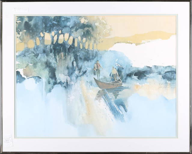 Morten E. Solberg 1978 Print "Chippewa Laket" Signature - Apr 28, 2019 ...