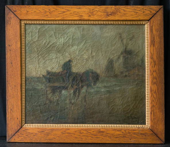 Mathias Joseph Alten (1871 1938) Michigan Artist Oil