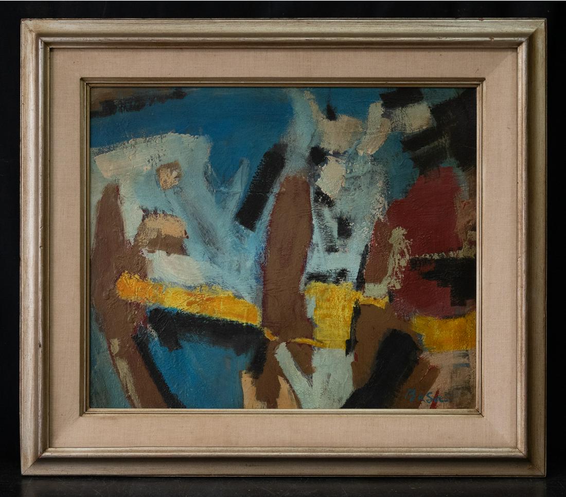 Peter Busa (1914 1985) Pennsylvania Artist Oil