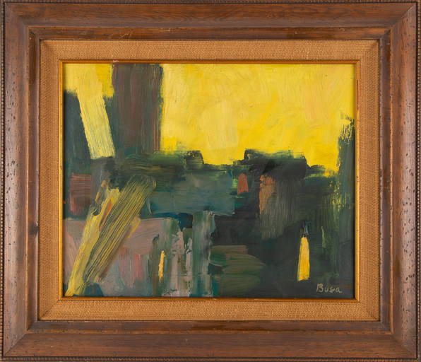 Peter Busa (1914 1985) Pennsylvania Artist.â Oil On Canvas