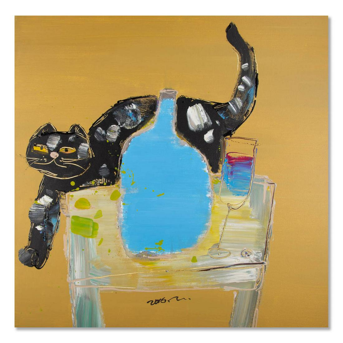 Jianping Chen Surrealist Original Oil On Canvas "the Word In My Mind No ...