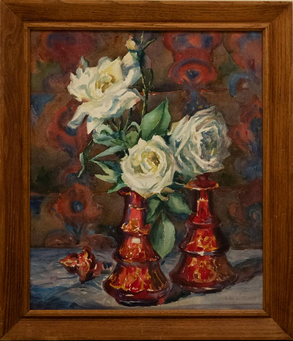 Laura Wheeler Waring (1887 - 1948) Pa/co Artist Watercolor Auction