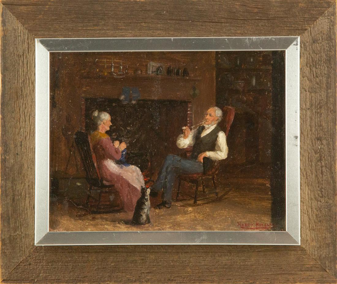 Harry Herman Roseland (1866 1950) Oil On Canvas