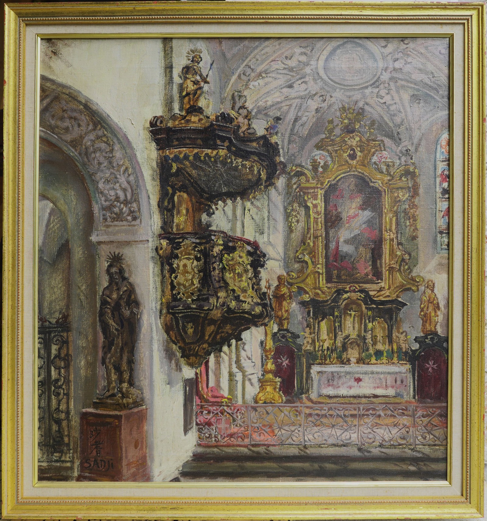 Sha Qi Sadji (1914 - 2005) Oil On Canvas - Jun 08, 2025 | Time Auction ...