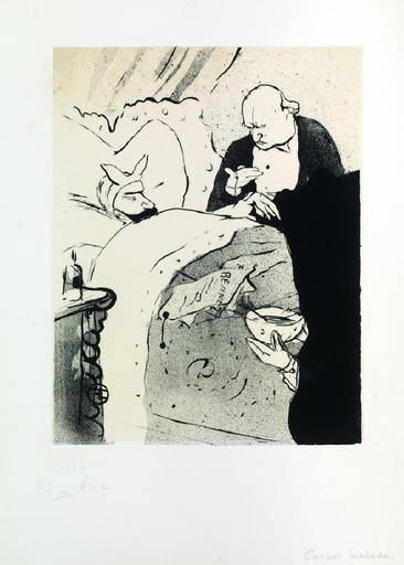 De Toulouse Lautrec Henri Carnot Malade ! 1893