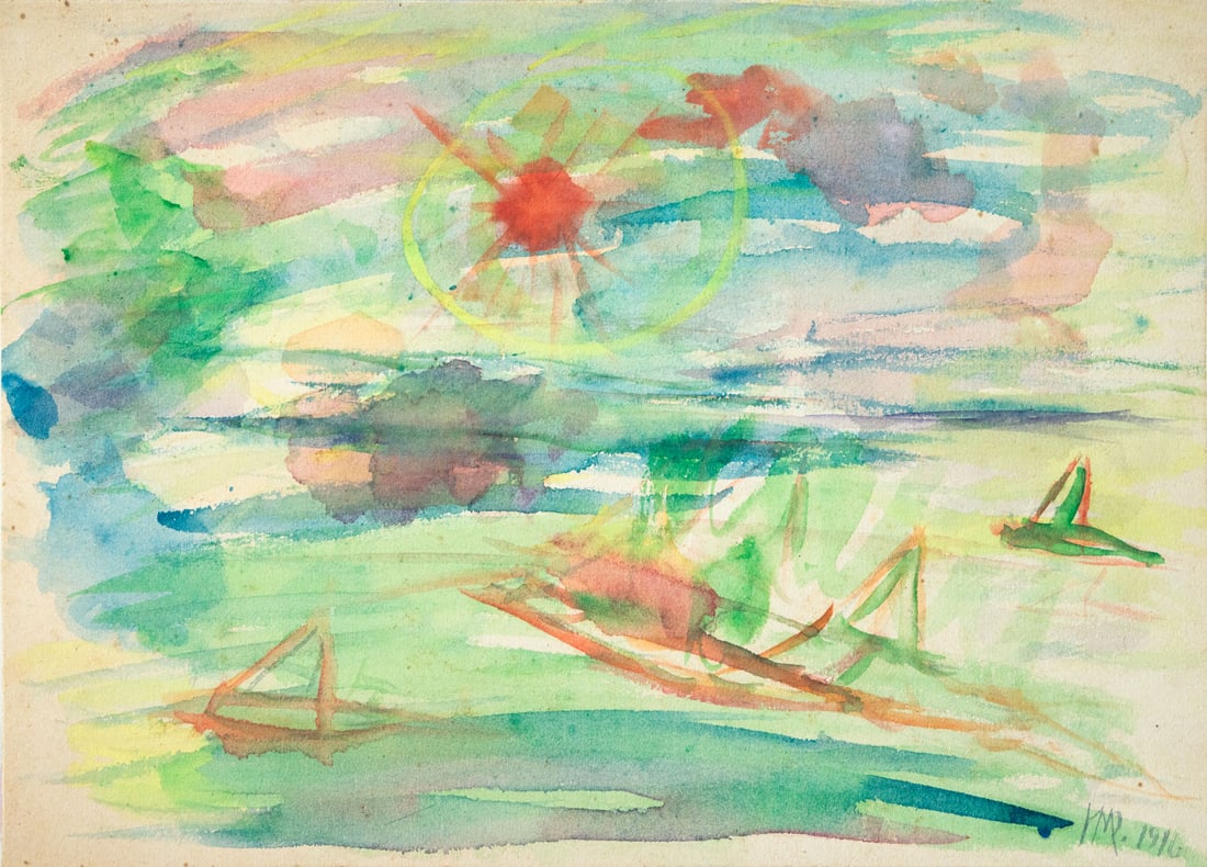 Atrrib. Max Pechstein (1881 1955), Landscape