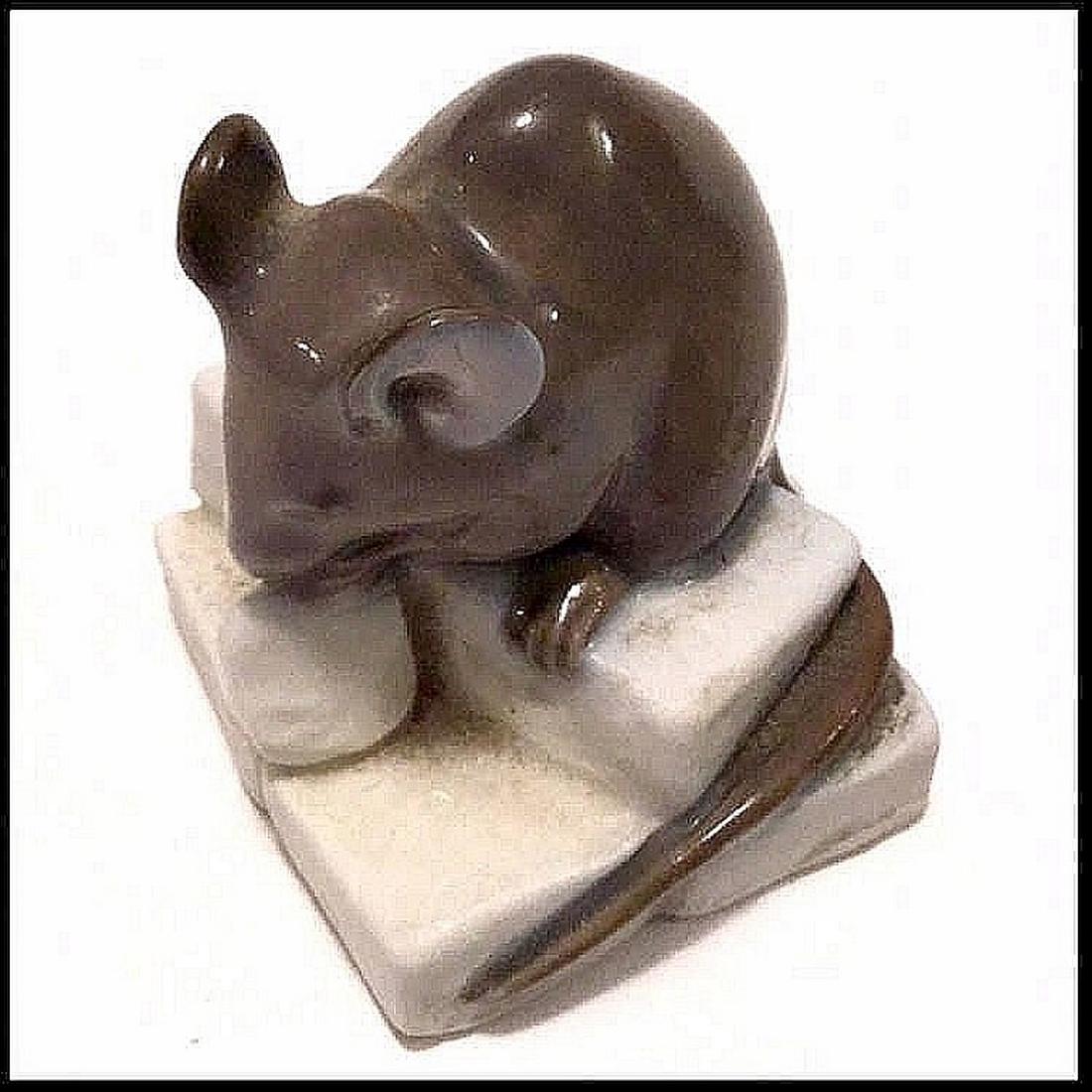 Miniature porcelain mice figurine, made by Royal by the