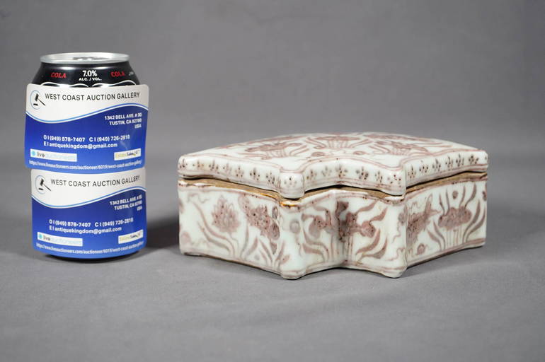 Chinese copper red box - Mar 21, 2022 | West Coast Auction Gallery in CA