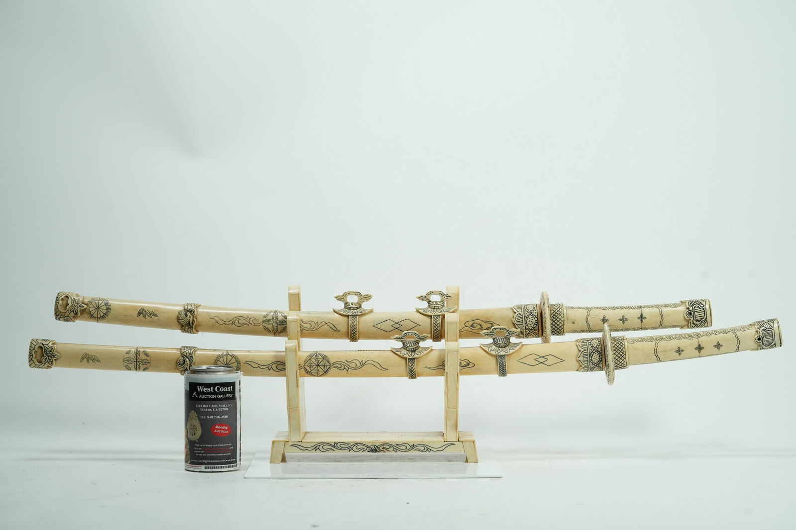 2 Pcs Japanese Resin Sword