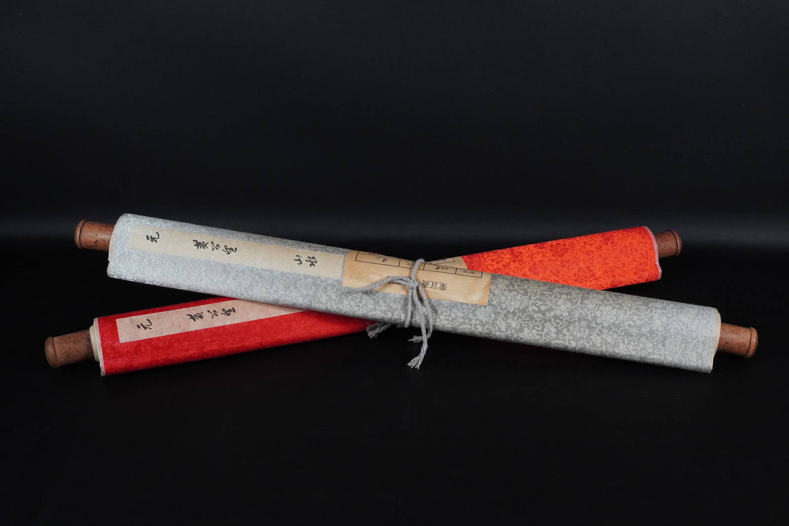 2 Chinese Long Scrolls Auction