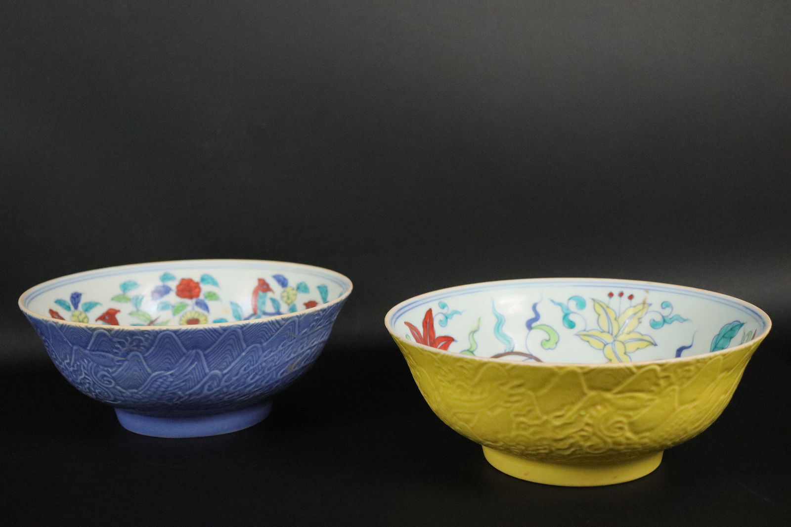 2 Chinese Fine Fancy Bowls Auction