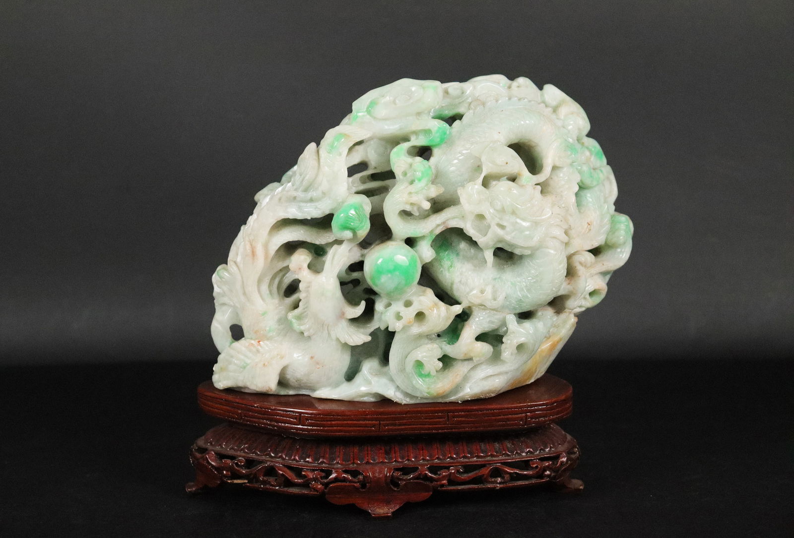Chinese Jadeite Dragon Auction