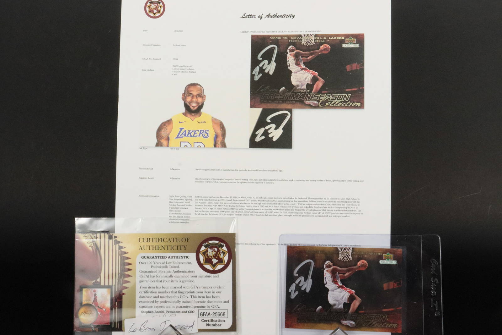Lebron James Autograph Auction