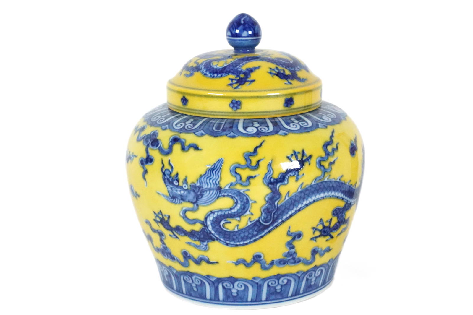 Chinese Yellow Fine Jar Auction