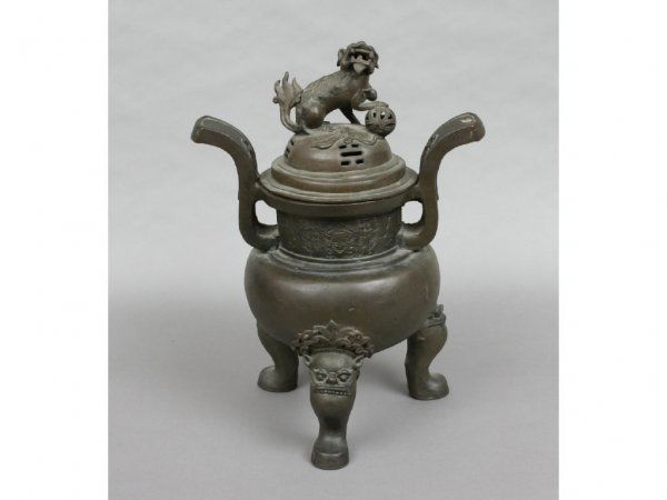 137: Chinese Bronze Incensor