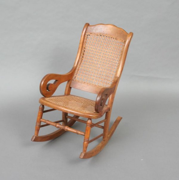 240: Victorian Child's Caned Lincoln Style Rocker - Sep 21, 2008 ...