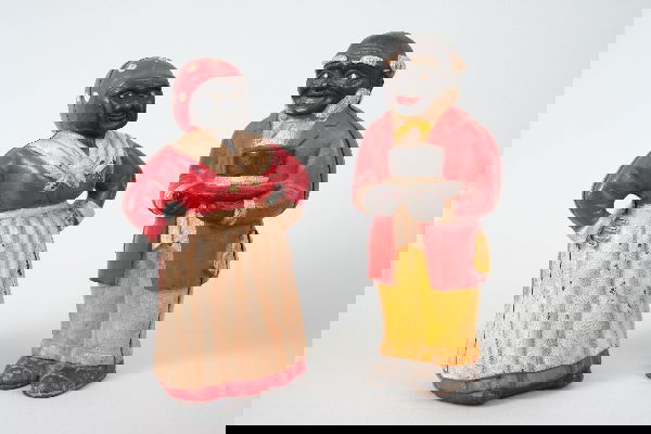 19: Black Americana Cast Iron Banks