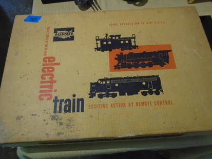 Vtg Marx Toys Allstate Sears Electric Train Set 9620