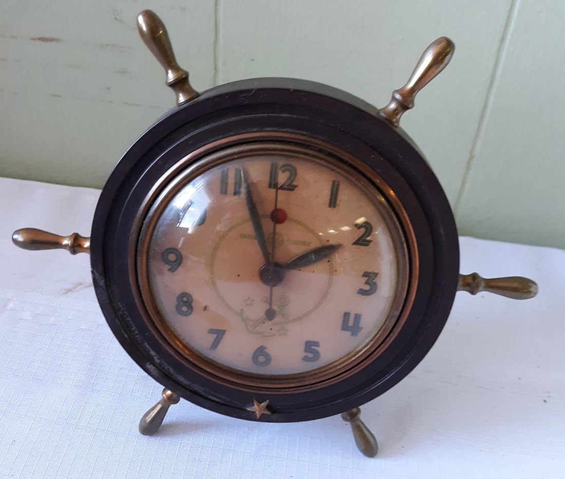 Rare GE Navy Ship Clock #3H98 Navigator Works! - Jun 06, 2021 | A ...
