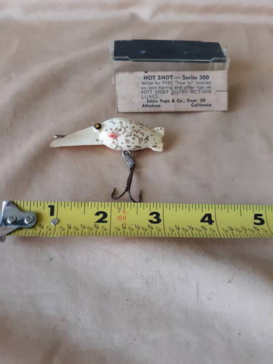 Eddie pope seues 300 hot shot fishing lure w/box (#0312) on Oct 30 ...