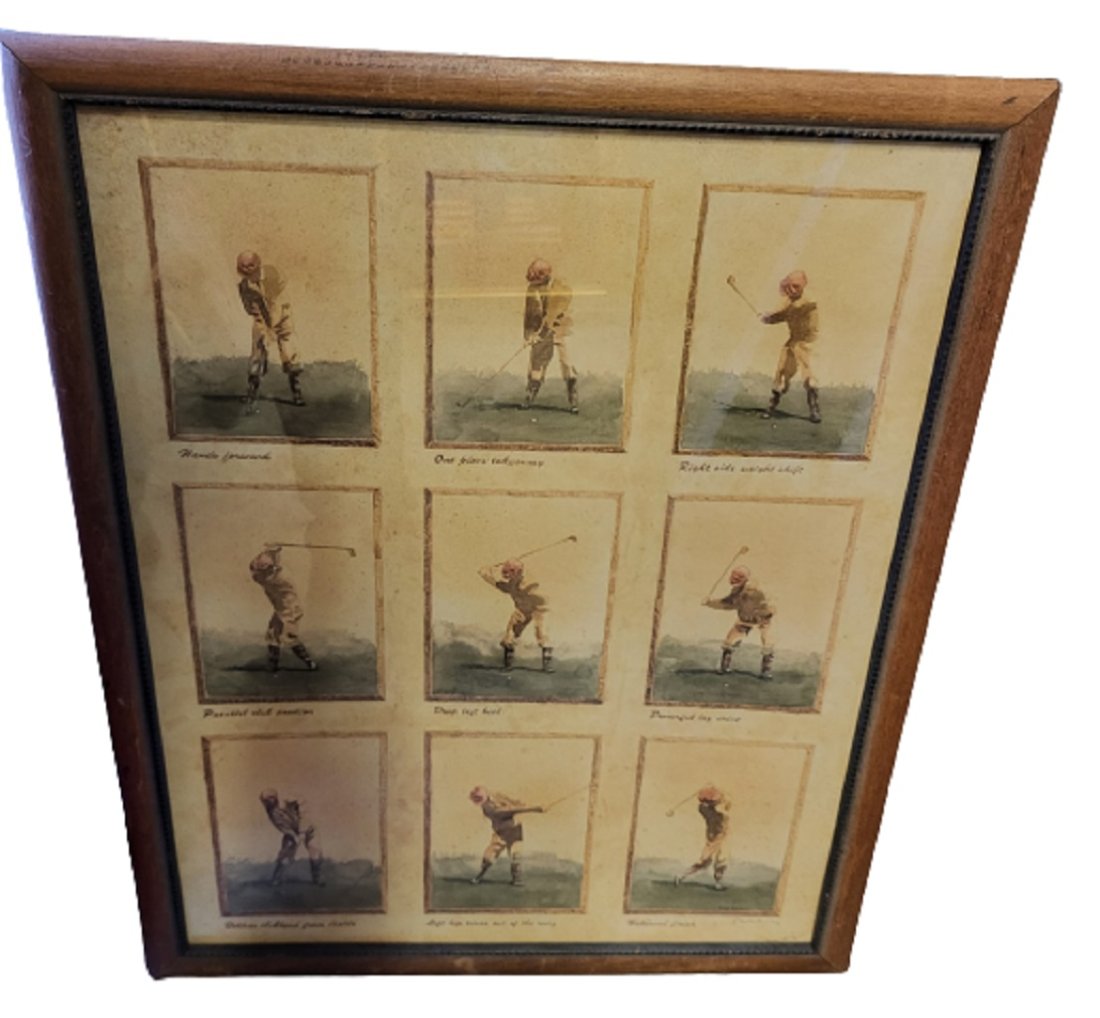 David Nichols Fine Art Golf Swing Progression