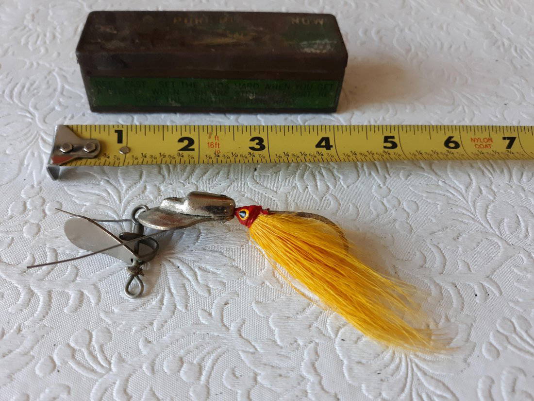 Al Foss Shimmy Wiggler Fishing Lure With Box! Auction