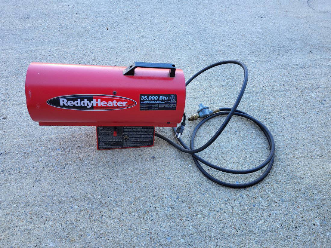 Reddy Heater 35,000 Btu W/hose Auction