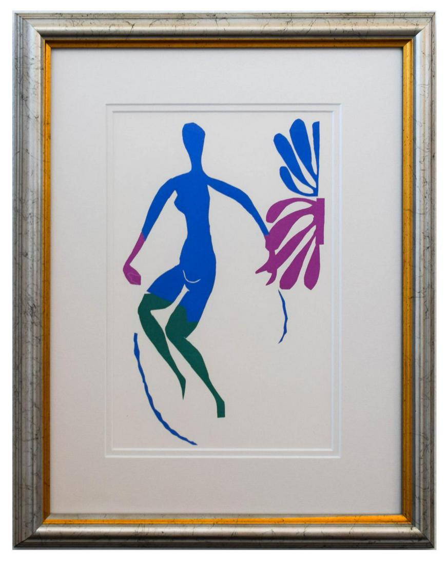 Henri Matisse Lithograph "verve Nu Bleu Iii"