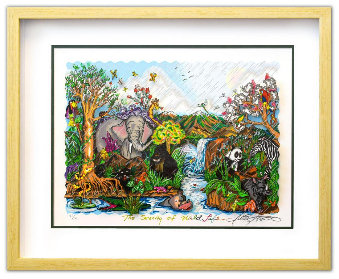 Charles Fazzino 3D Pop Art Boardwalk LE Sculpture (#0014) on Jun 30 ...