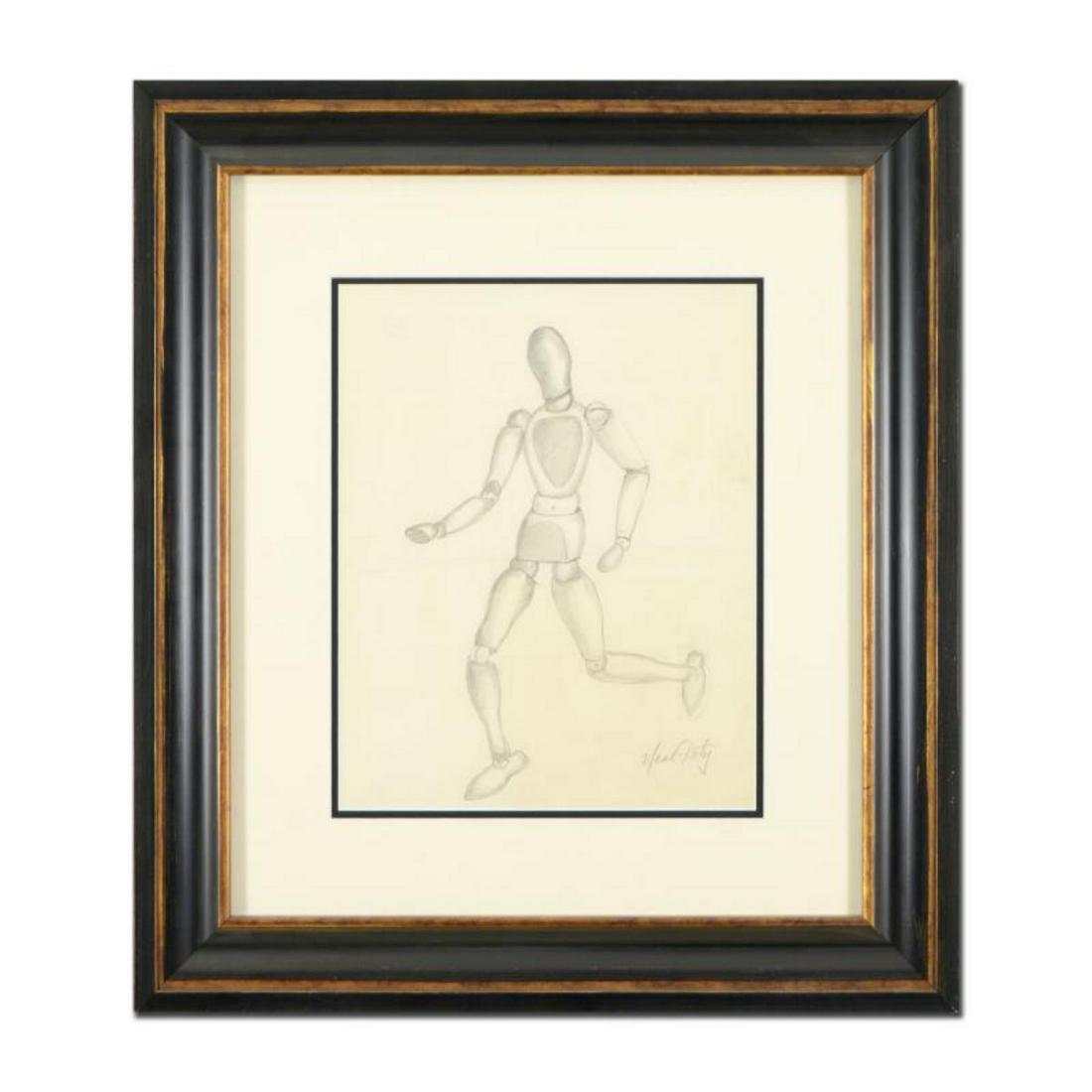 Neal Doty (1941-2016), Framed Original Drawing, Hand (#0339) on Sep 09 ...